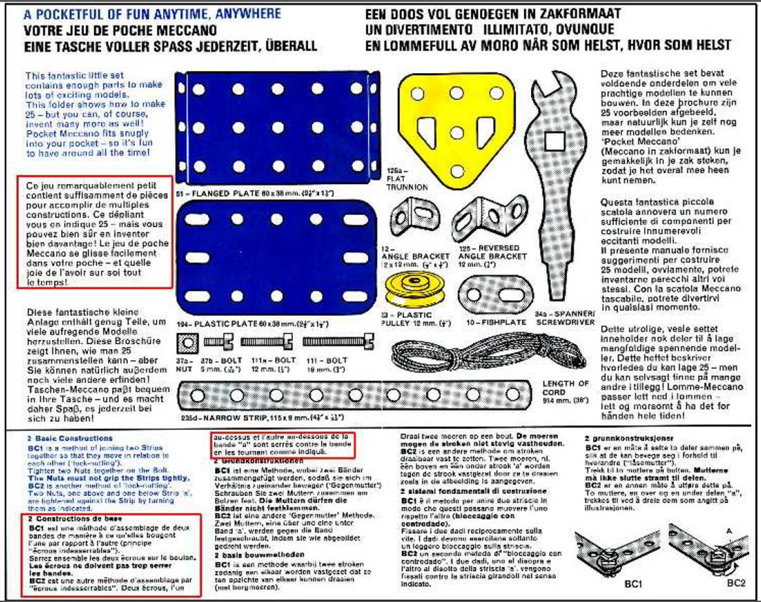 Manuels Instruction boites thématiques